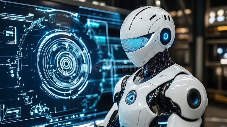 Intelligence Automation Machine Robot Stock Illustrations – 111,953 ...