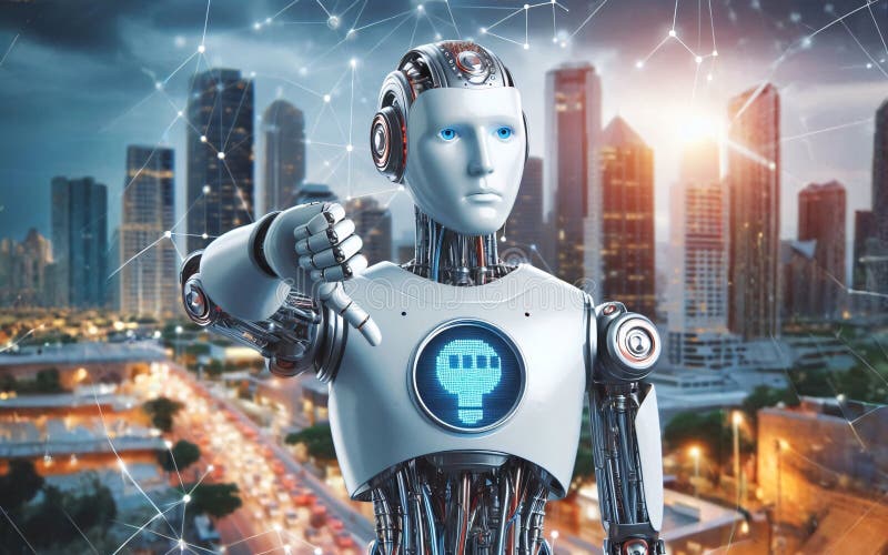 Ai Robot Artificial Intelligence Thumbs Down Dislike Negative ...