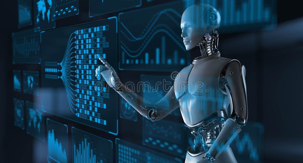 AI Robot with Big Data Analytics Dashboard for Business and Technology ...