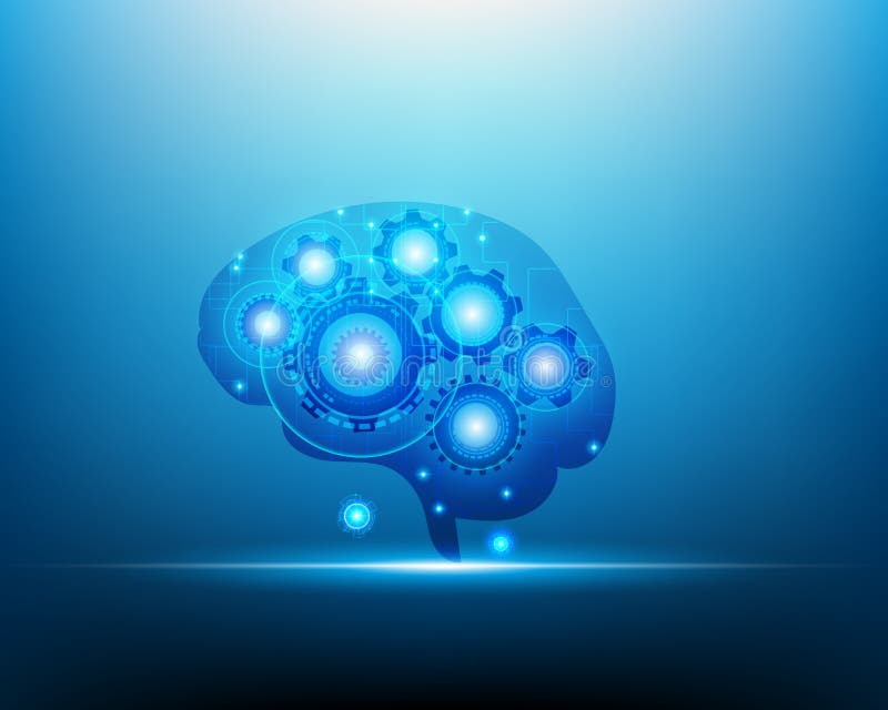 Abstract Artificial Intelligence. Creative Brain Concept, Technology ... Abstract Artificial Intelligence. Creative Brain Concept, Technology ...