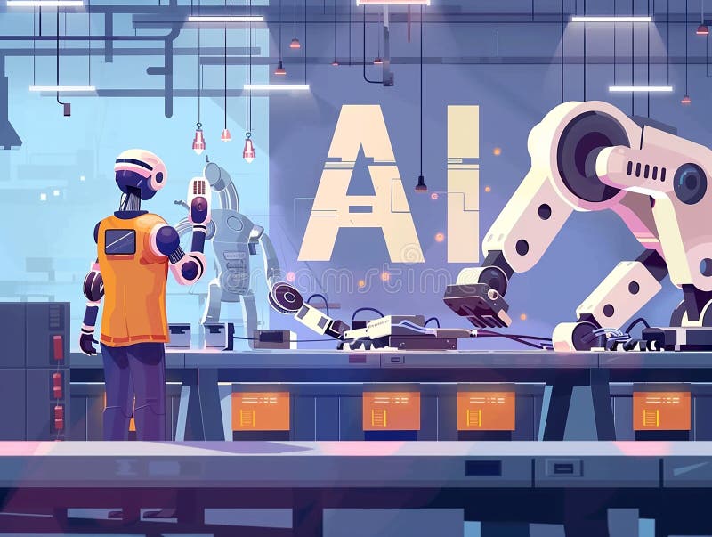 Cartoon Factory Workers Stock Illustrations – 1,328 Cartoon Factory ...