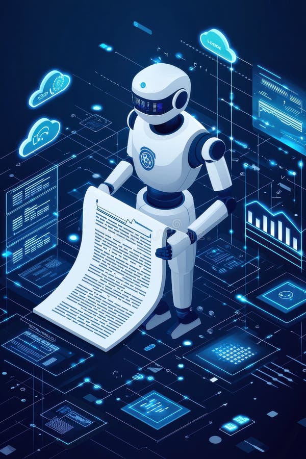Ai Robot Generating Data Insights Stock Photos - Free & Royalty-Free Stock Photos from Dreamstime