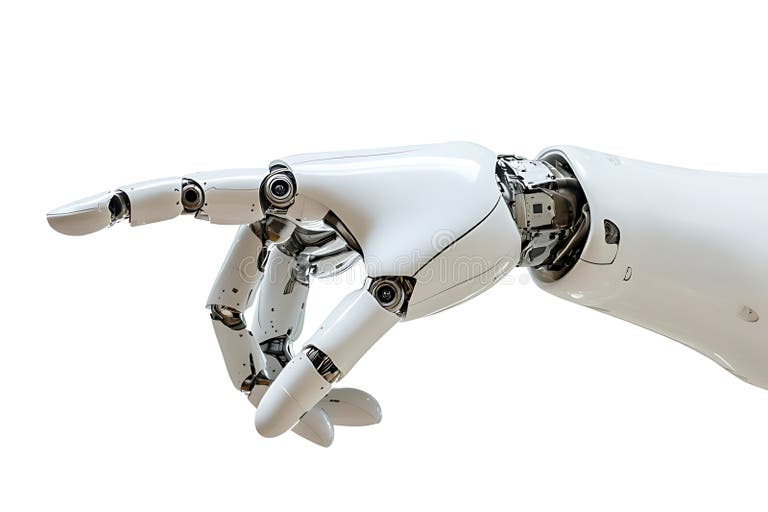 AI Robot Hand, Innovation in the Future. Stock Illustration ...