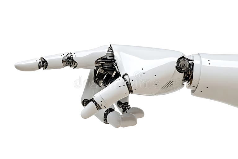 AI Robot Hand, Innovation in the Future. Stock Illustration ...