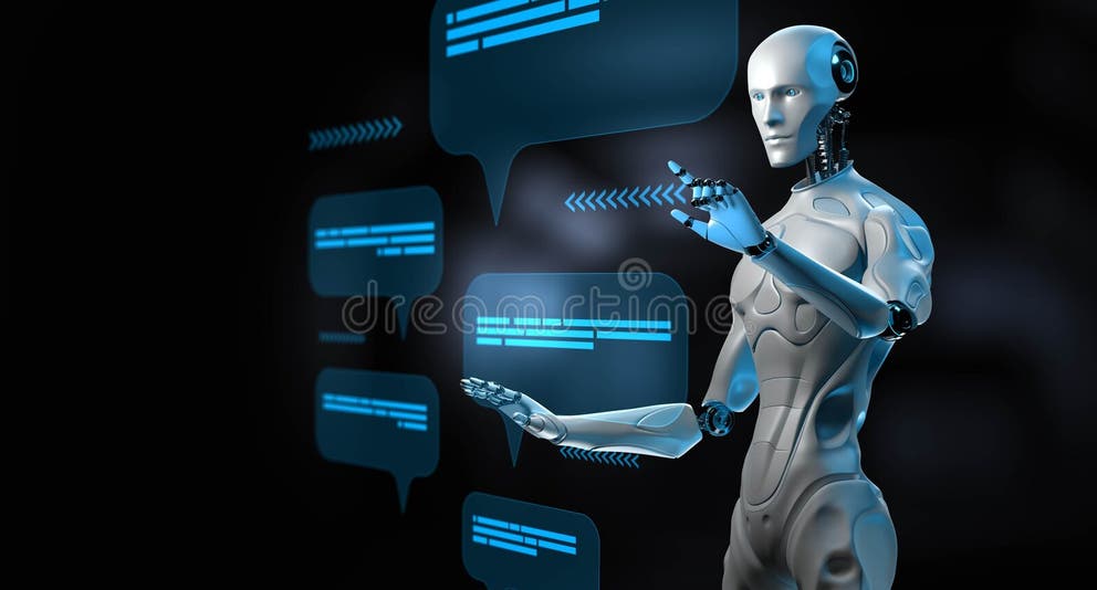 AI Robot Interaction and Natural Language Processing Technology Stock ...