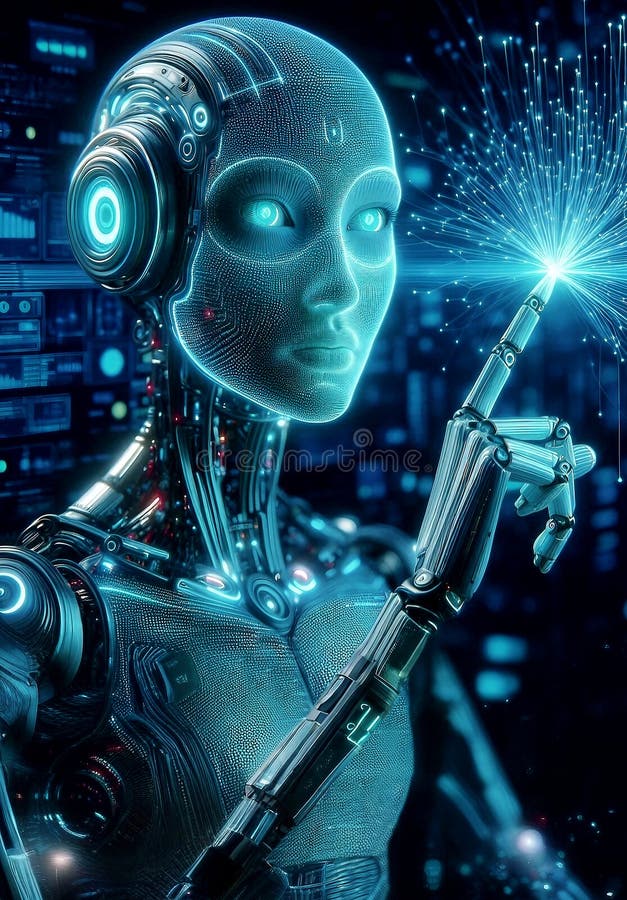 AI Robot, a New Era of Intelligence and Technological Innovation. Stock ...