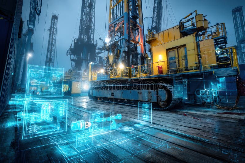 AI Robot Performs Inspection at Oil Rig with Advanced Digital Holograms ...