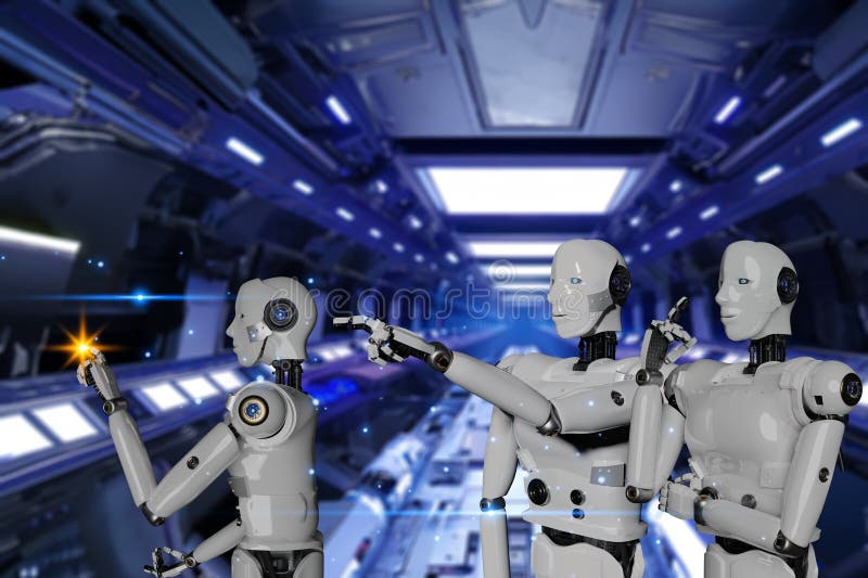 AI Robot Thinking Idea Brains Intelligence Computer Industrial ...