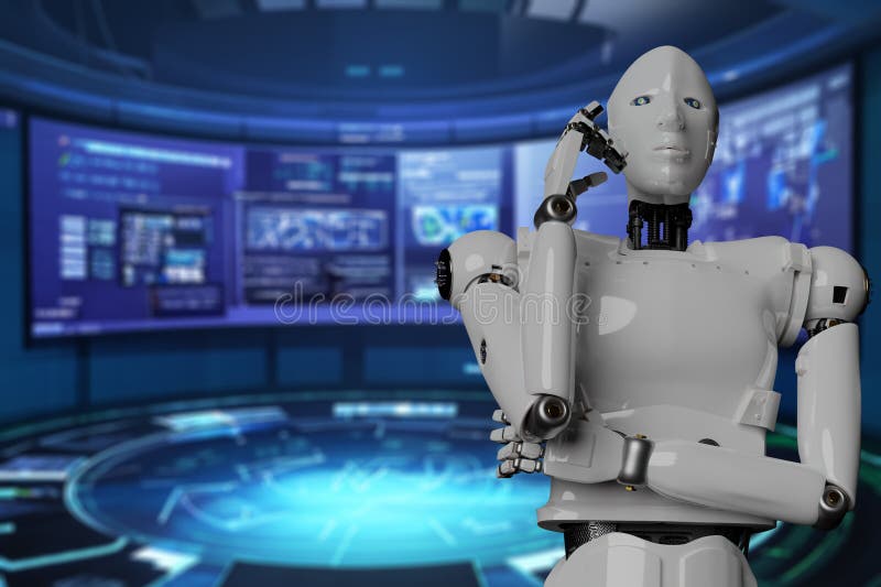 AI Robot Thinking Idea Brains Intelligence Computer Industrial ...