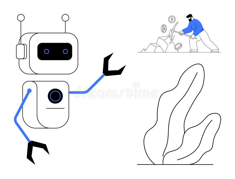 Worker Mining Data Stock Illustrations – 635 Worker Mining Data Stock ...