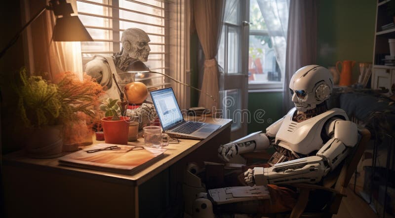 Ai Robot Doing House Work Stock Illustrations – 16 Ai Robot Doing House ...