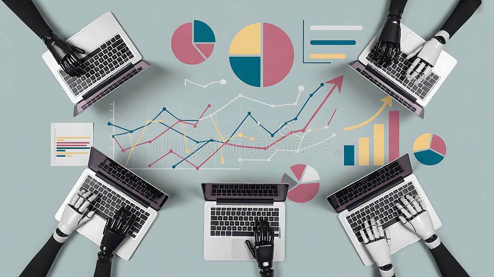 Robotics Business Analytics Stock Illustrations – 4,058 Robotics ...