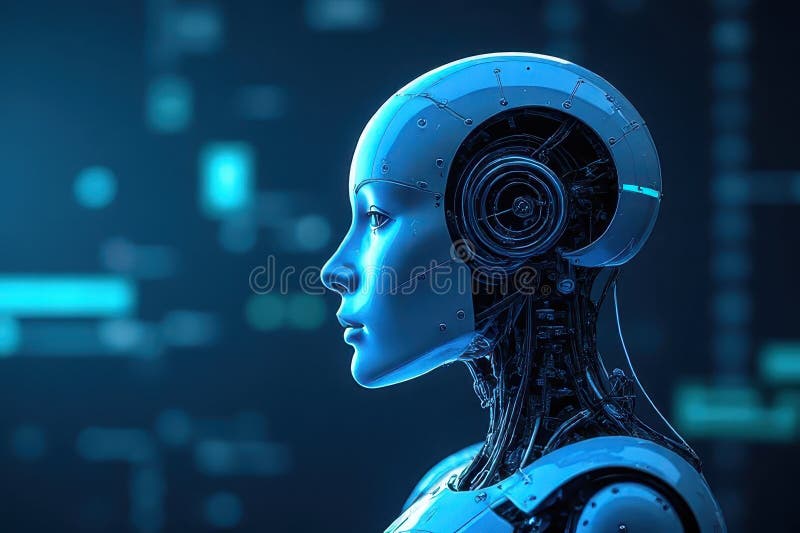 AI and Robotics Safety Systems Stock Illustration - Illustration of ...