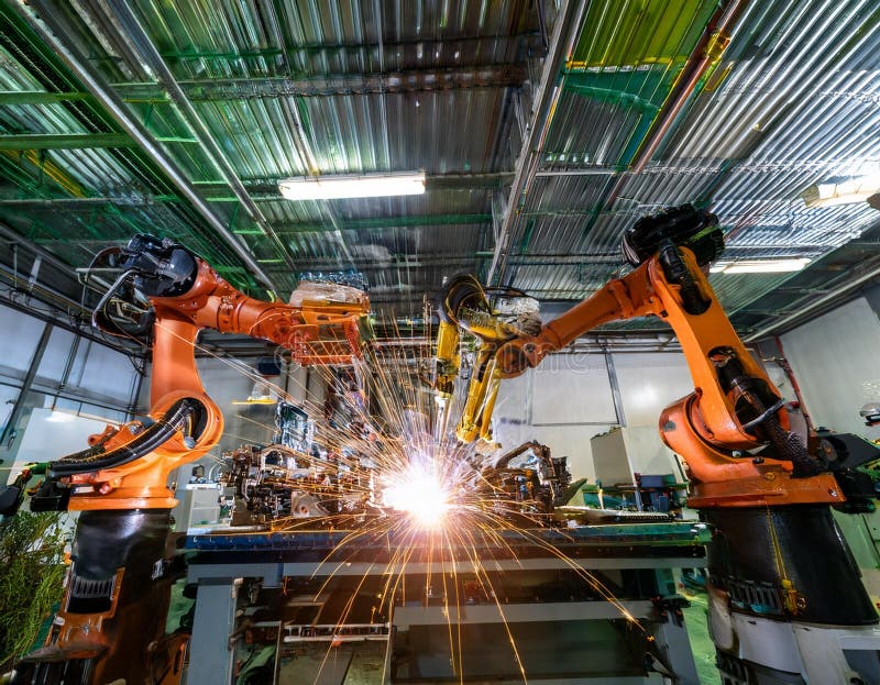 AI Robots and Androids Work with Many Tools in Manufacturing and ...