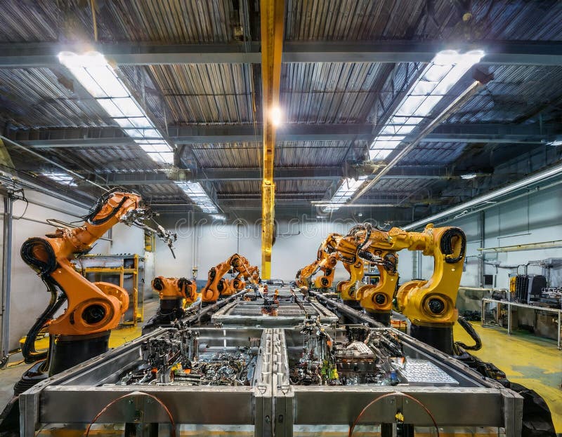 AI Robots and Androids Work with Many Tools in Manufacturing and ...