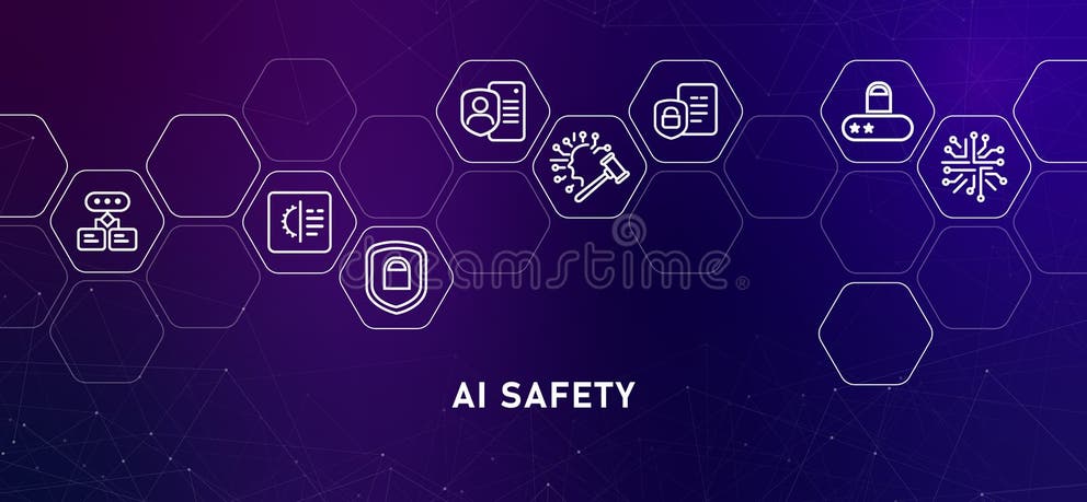 Ai Safety Gradient Header Modern Smart Machine Learning Data Security