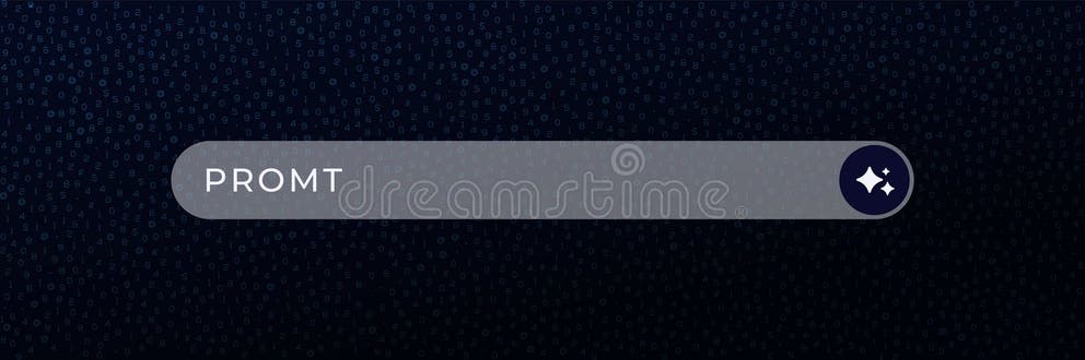 Ai Search Bar with Spark Icon for Artificial Intelligence User ...