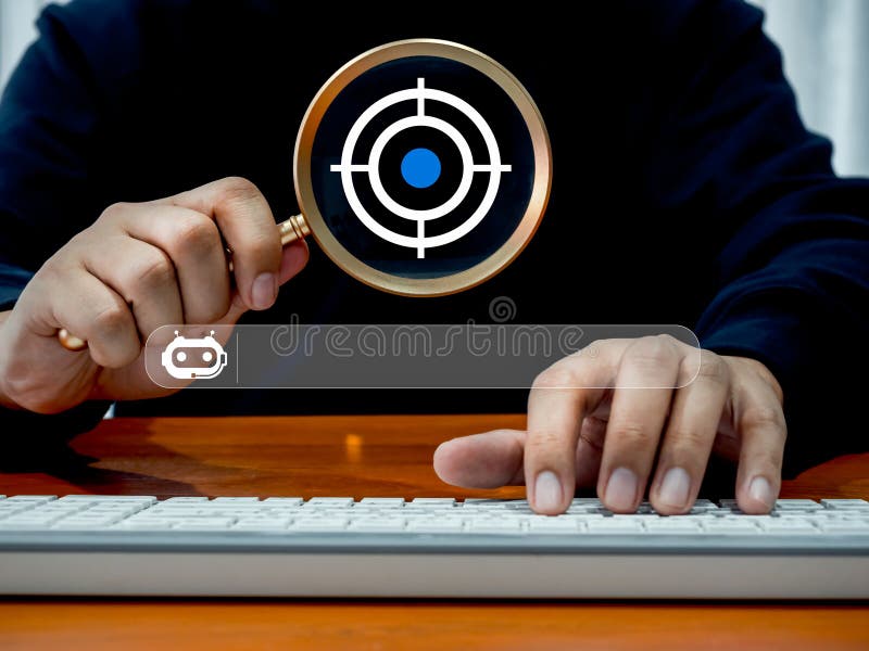 AI Searching Tools Technology, Assistant and Customized Concept. Search ...