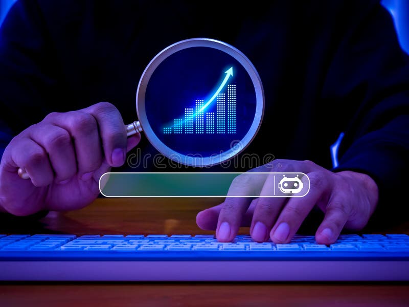 AI Searching Tools Technology, Assistant and Customized Concept, AI ...