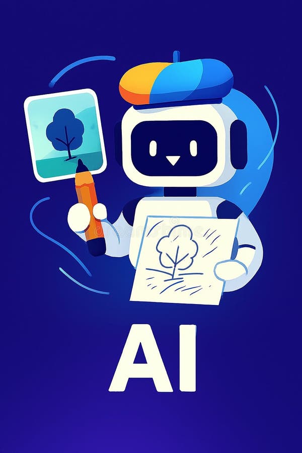 AI Sketch Assistant: Vertical App Icon for Digital Drawing and Idea ...