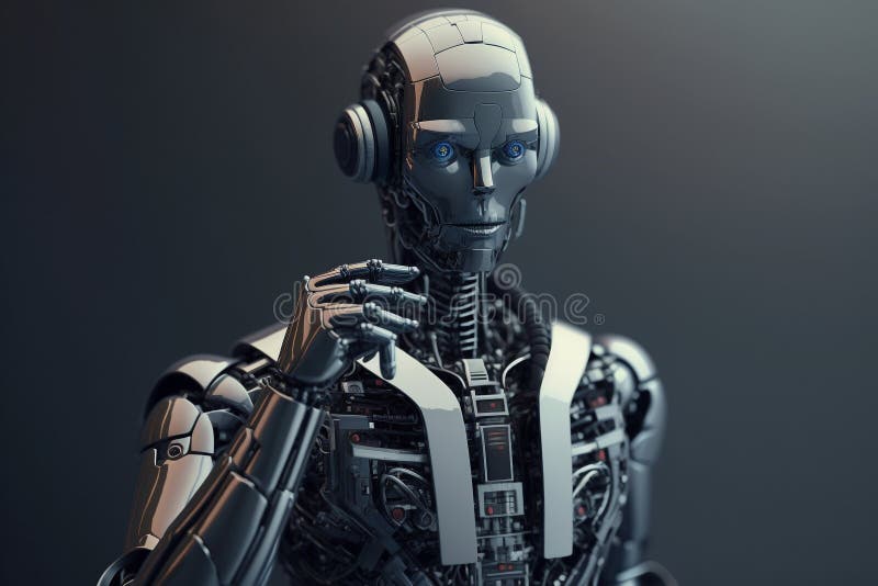 AI Solutions for Business Efficiency and Customer Support Stock Illustration - Illustration of ...