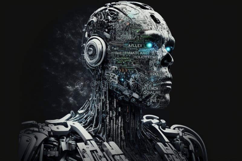 AI Solutions for Business Efficiency and Customer Support Stock Illustration - Illustration of ...