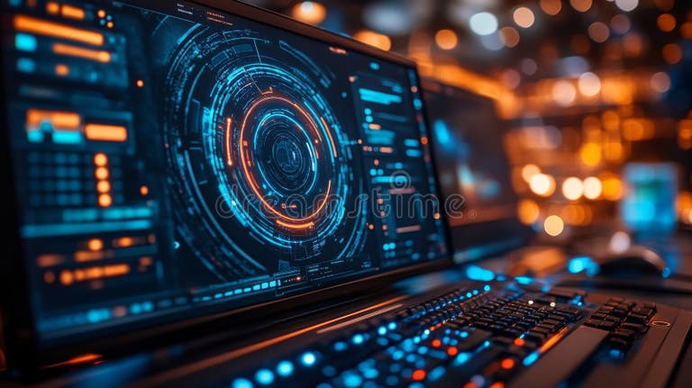 AI Solutions Enhancing Cybersecurity Measures in a Tech Control Room ...