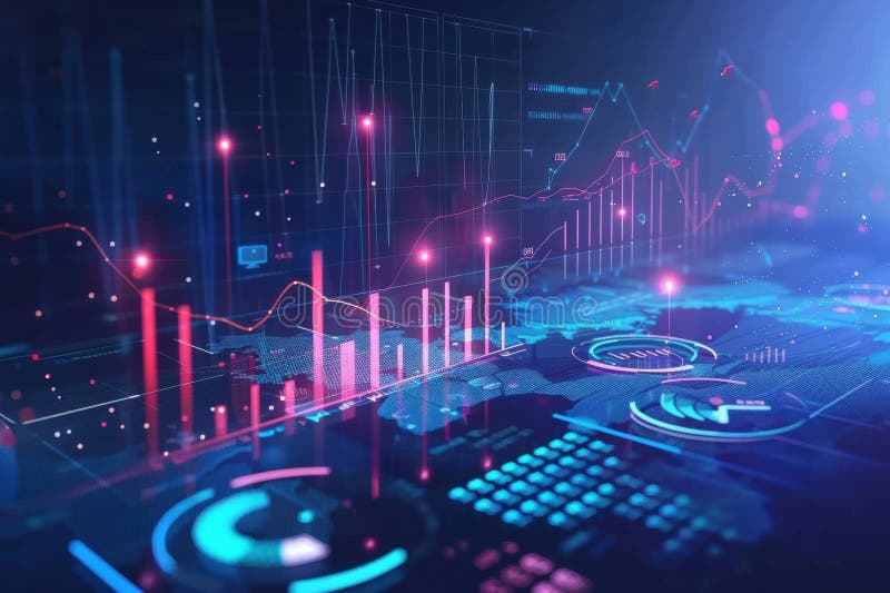 Ai Statistics and Analytics Background Copy Space Stock Photo - Image ...