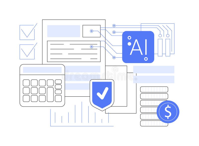 AI-Streamlined Claims Processing Abstract Concept Vector Illustration ... AI-Streamlined Claims Processing Abstract Concept Vector Illustration ...