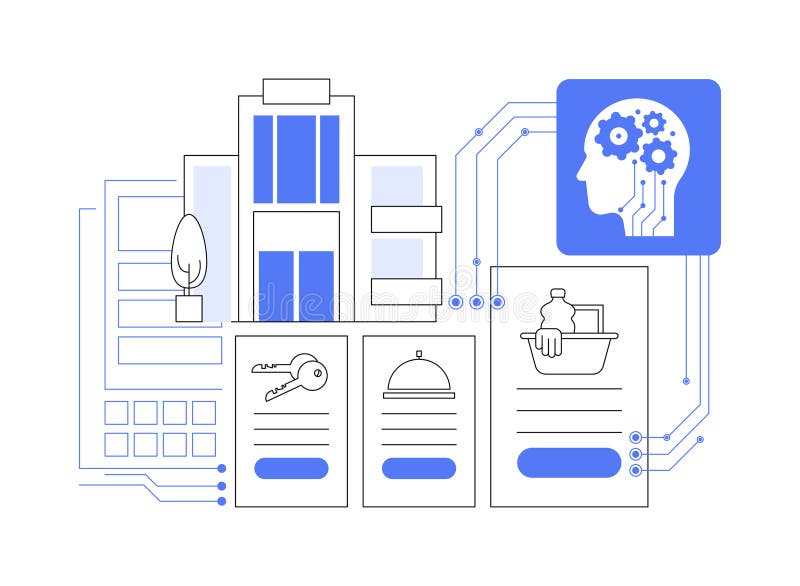 AI-Streamlined Staff Scheduling Abstract Concept Vector Illustration ...