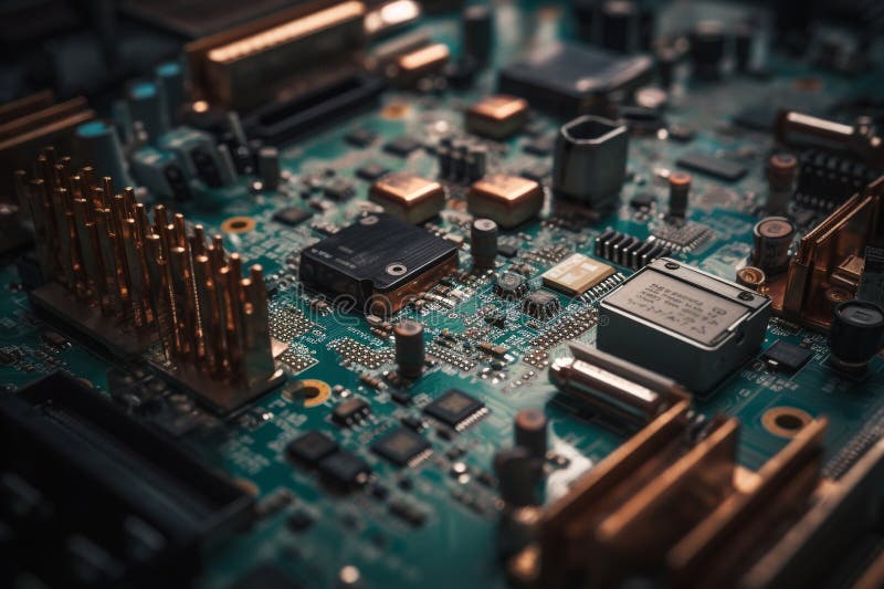 AI Supercomputer Chrome, Insane Level of Detail Throughout Circuitry by ...