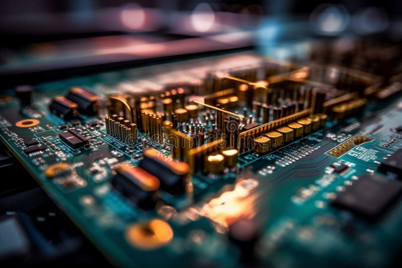 AI Supercomputer Chrome, Insane Level of Detail Throughout Circuitry by ...