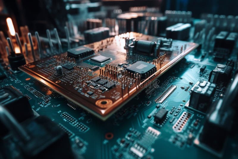 AI Supercomputer Chrome, Insane Level of Detail Throughout Circuitry by ...