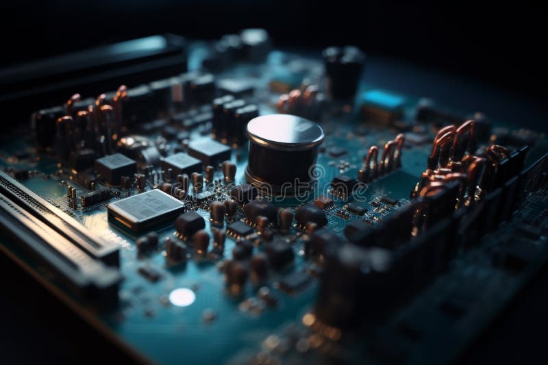 AI Supercomputer Chrome, Insane Level of Detail Throughout Circuitry by ...