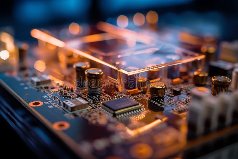 AI Supercomputer Chrome, Insane Level of Detail Throughout Circuitry by ...