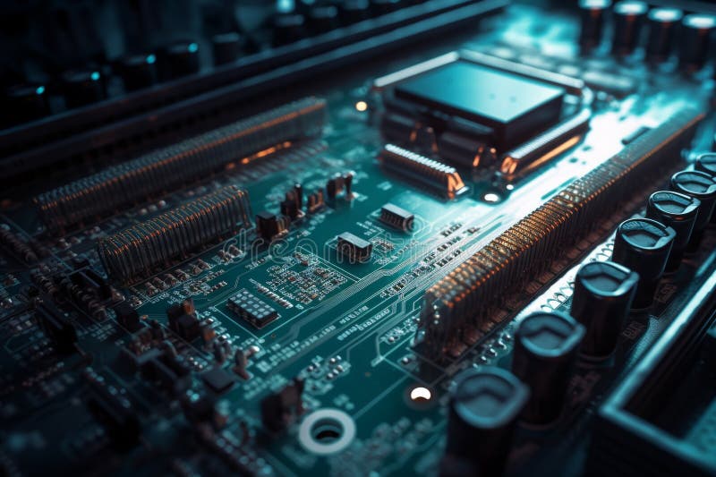 AI Supercomputer Chrome, Insane Level of Detail Throughout Circuitry by ...