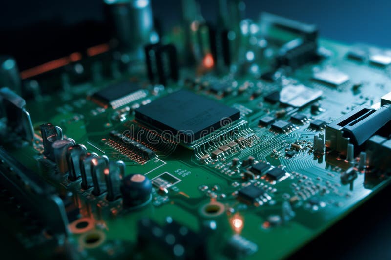 AI Supercomputer Chrome, Insane Level of Detail Throughout Circuitry by ...