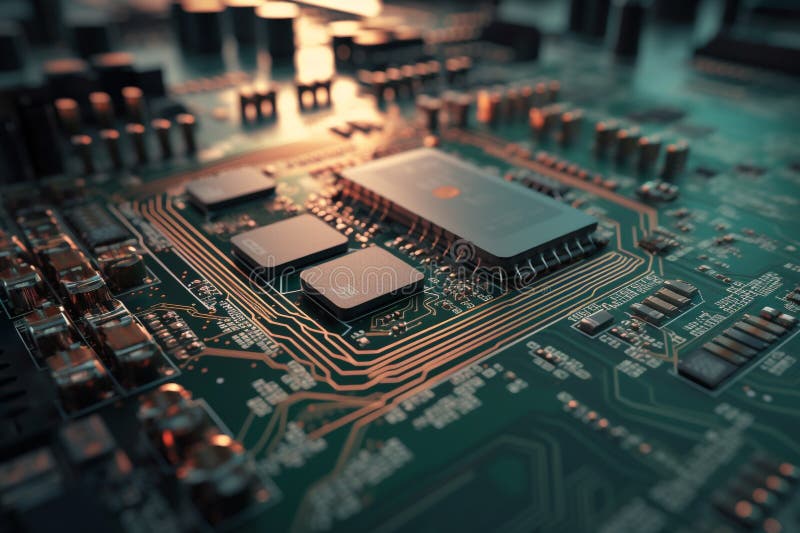 AI Supercomputer Chrome, Insane Level of Detail Throughout Circuitry by ...