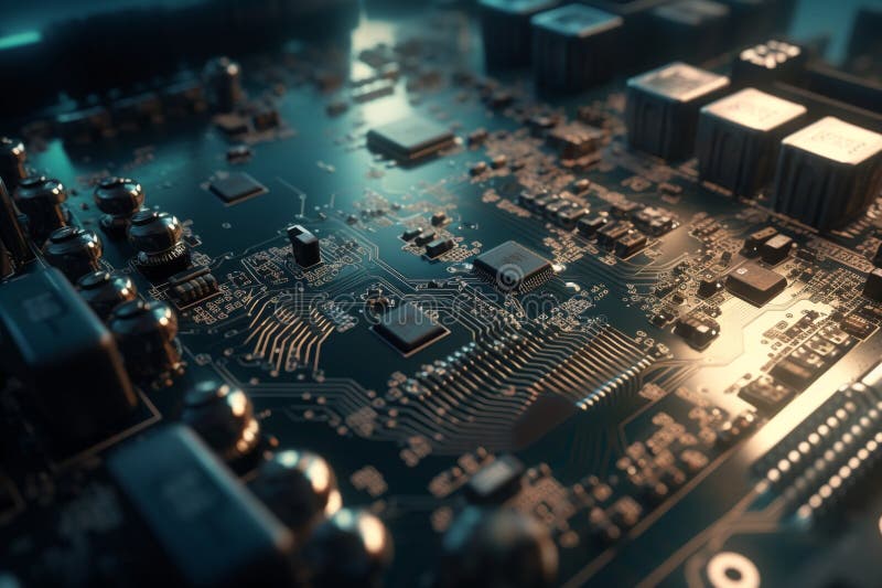 AI Supercomputer Chrome, Insane Level of Detail Throughout Circuitry by ...