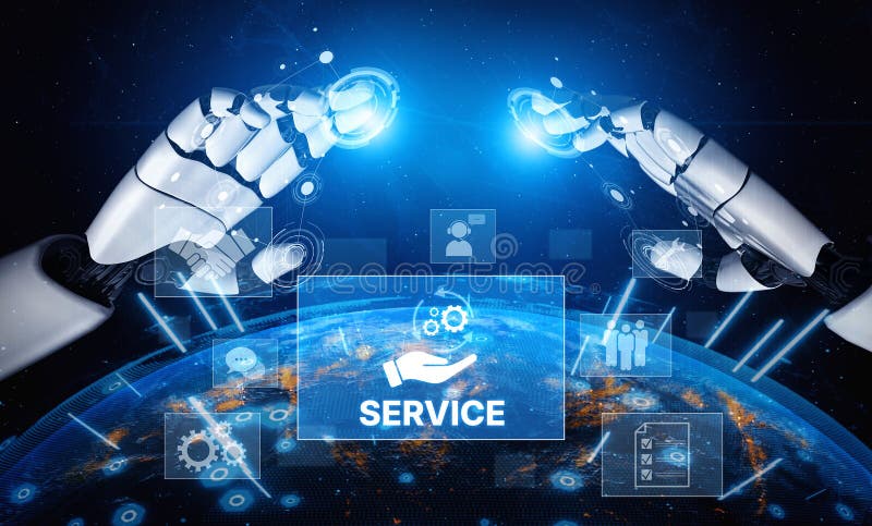 AI Support System for Business Service Vouch Stock Photo - Image of ...