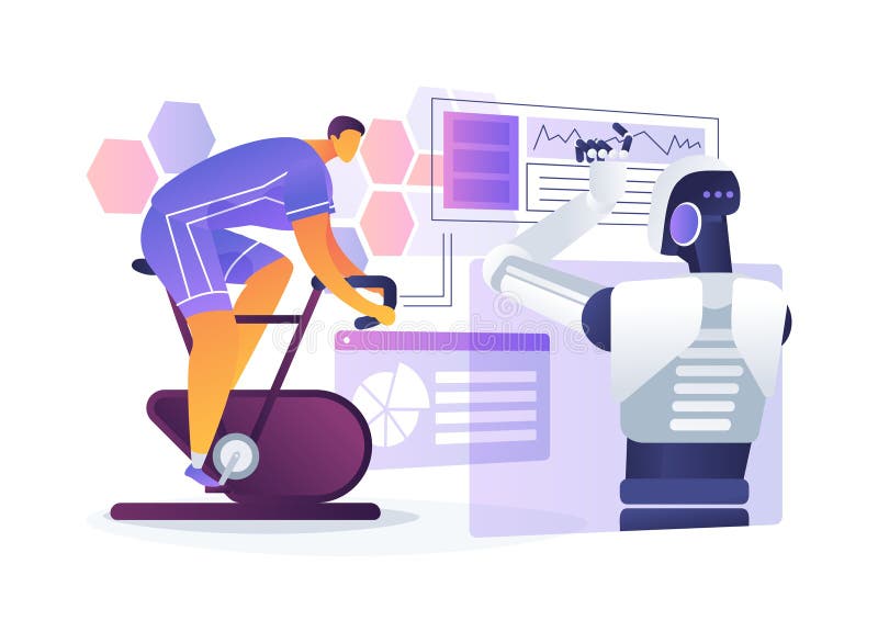 AI-Supported Equipment Design Abstract Concept Vector Illustration ...