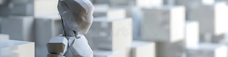 AI Supporting Human in Virtual Product Development Stock Illustration ...