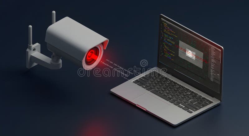 AI Surveillance System stock photo. Image of cyberthreat - 372912940