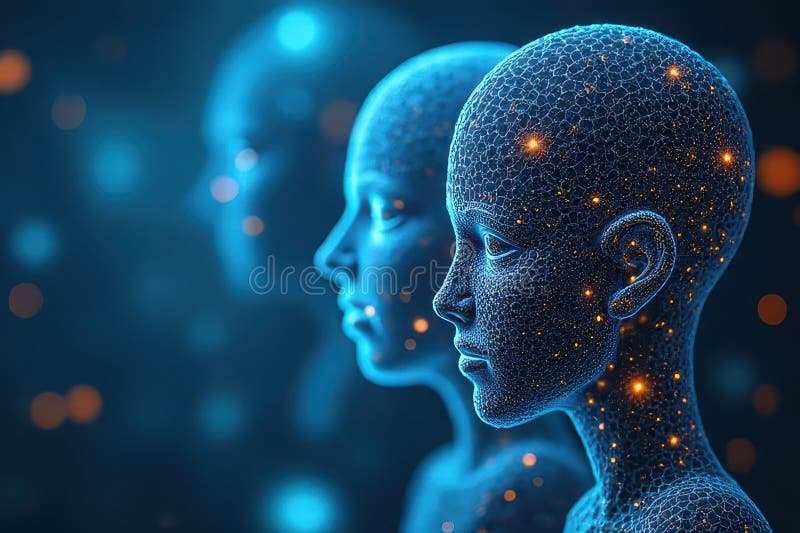 AI and Sustainable Social Issue Resolution Stock Illustration ...