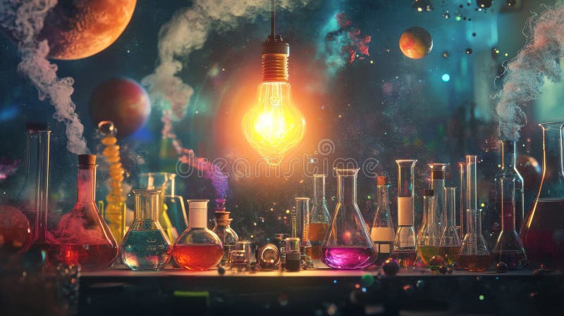 AI System Processing Complex Data in a Digital World Stock Image ...