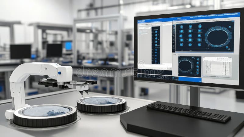 AI System for Visual Quality Inspection in Modern Factory Setting Stock ...