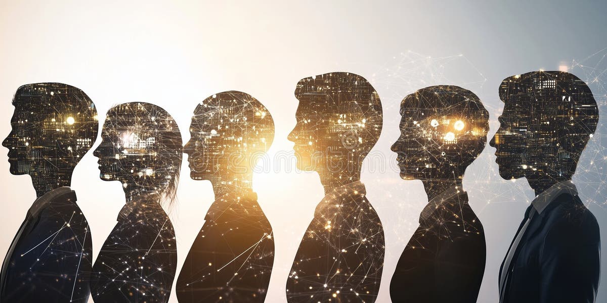 Human Machine Collaboration Stock Illustrations – 3,196 Human Machine ...