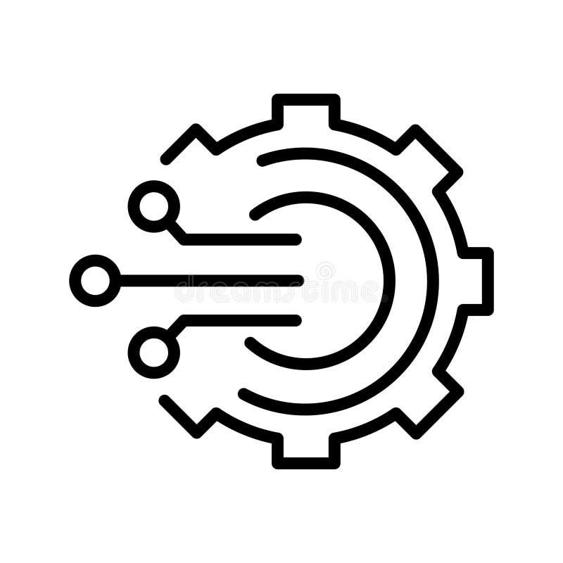 Ai tech connection stock vector. Illustration of isolated - 288662174