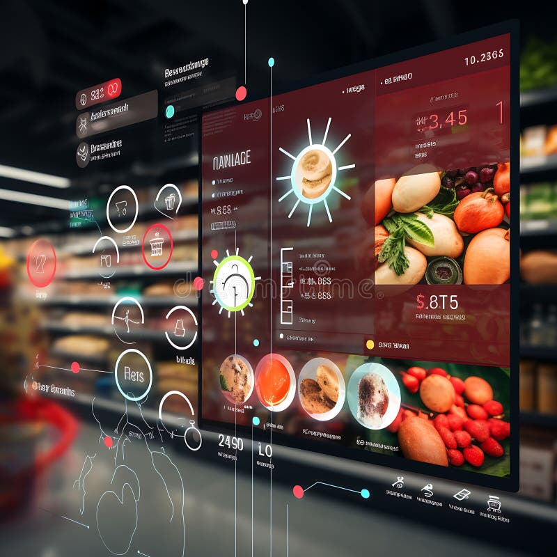 AI-enhanced in Screen Display Information of Products Info To Customer ...