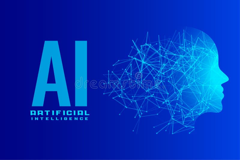 AI Tech Web Network Innovation Wallpaper Design Stock Vector ...